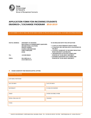 Fillable Online incoming student application form Fax Email Print ...