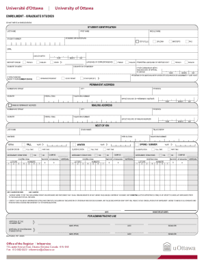 Fillable Online Notice of Collection of Personal Information - uOttawa ...