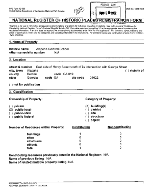 Fillable Online npgallery.nps.govNRHPGetAssetRECEIVED 2280 NPS Form 10 ...