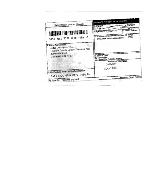 Fillable Online Properly addressing the Certified Return ReceiptUSPS ...