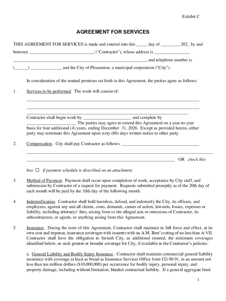 Fillable Online Contract Services Agreement: Everything You Need to KnowContract Services ...