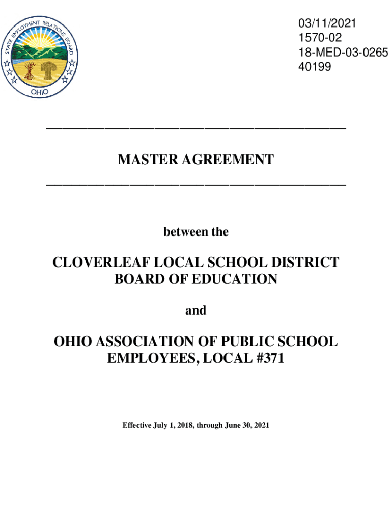 Fillable Online serb ohio Procurement State Master Agreements ...