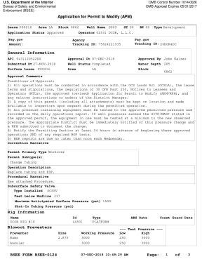 Fillable Online U.S. Department of the Interior OMB Control Number 1014 ...