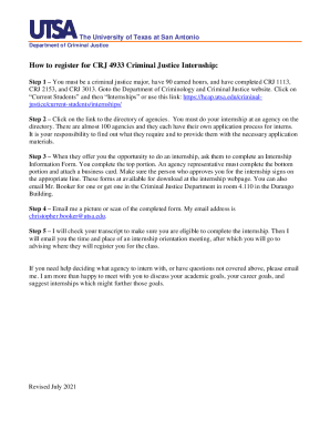 Fillable Online Internship Information Form Fax Email Print - pdfFiller