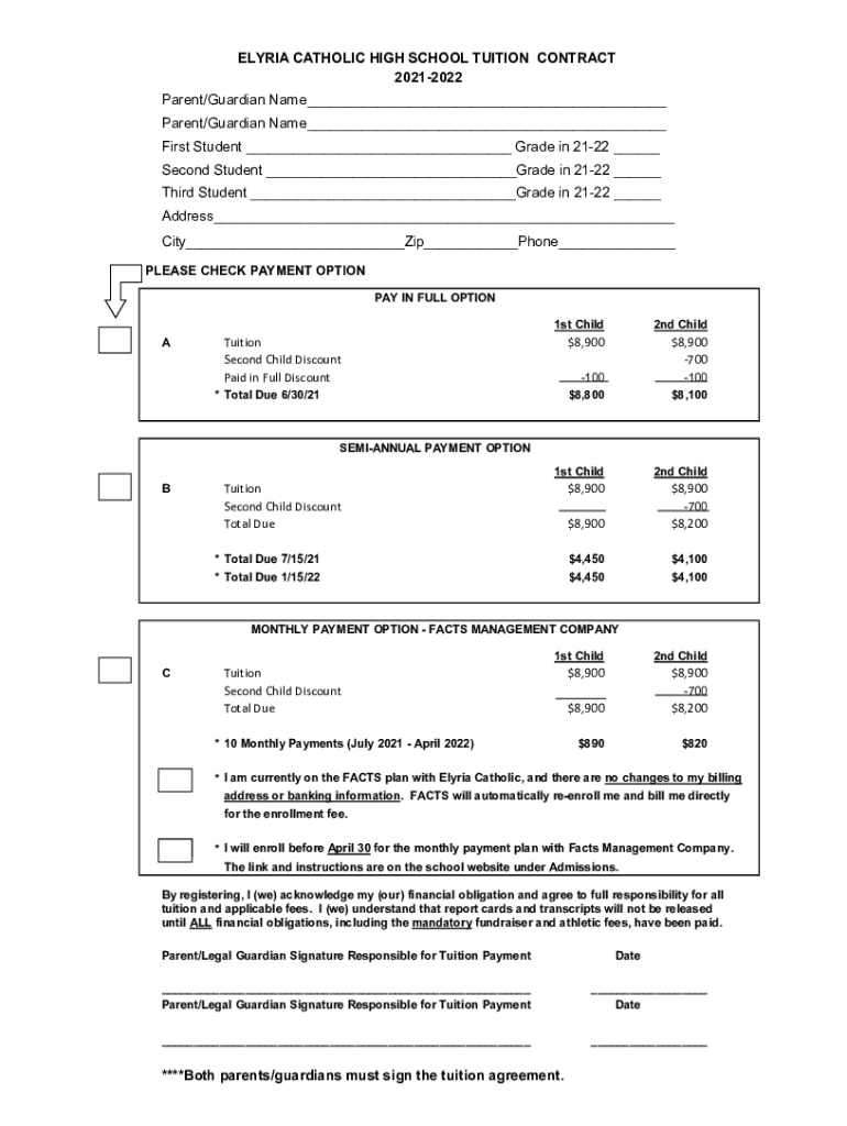 Fillable Online Free Free Parent School Contract Template - Google Docs ...