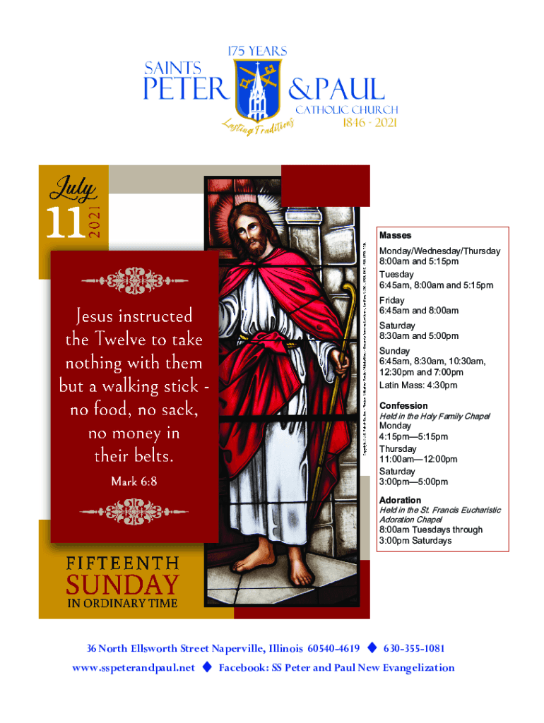 Fillable Online San Diego Mass Times and Catholic Churches Fax Email Print - pdfFiller