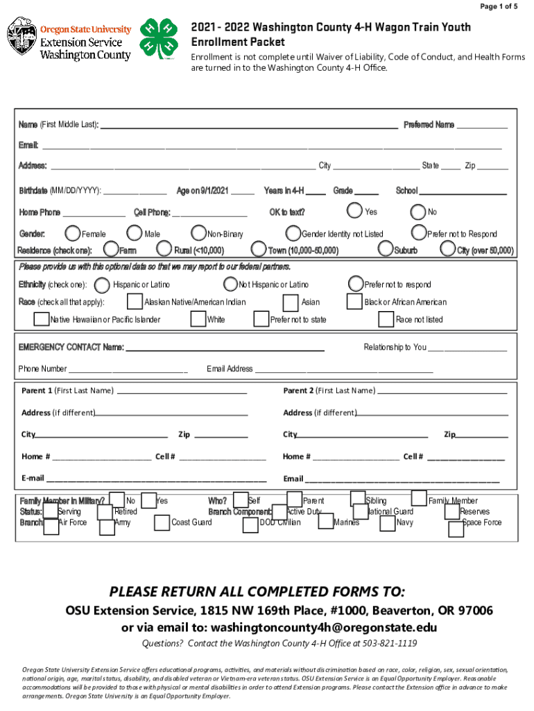 Fillable Online extension oregonstate 4-H OSU Extension Catalog Oregon State University Fax ...