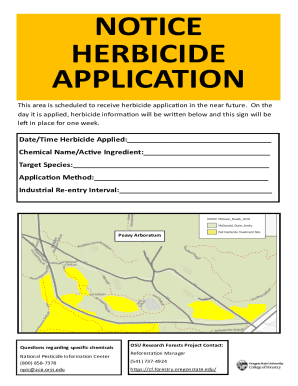 Fillable Online Herbicide Application for Invasive Plants - National ...