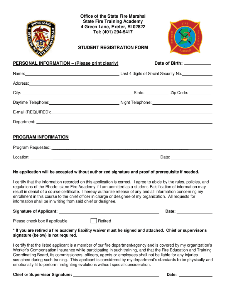 Fillable Online fire-marshal ri Arizona State Fire MarshalDepartment of ...