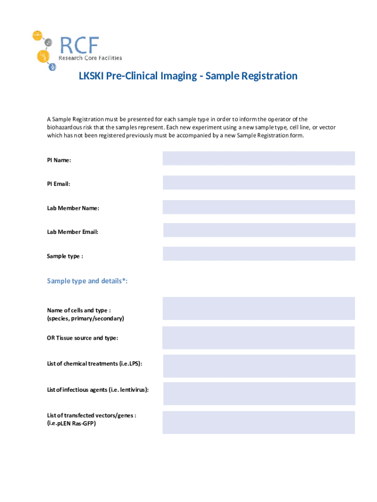 Fillable Online Sample registration form Fax Email Print - pdfFiller