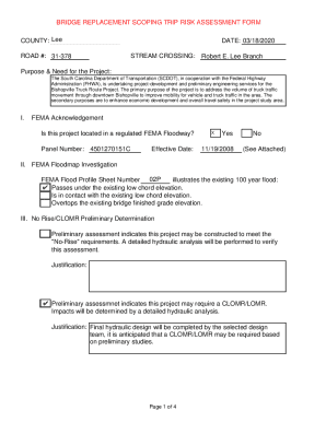 Fillable Online Appendix N - Floodplains Checklist and Bridge Risk ...
