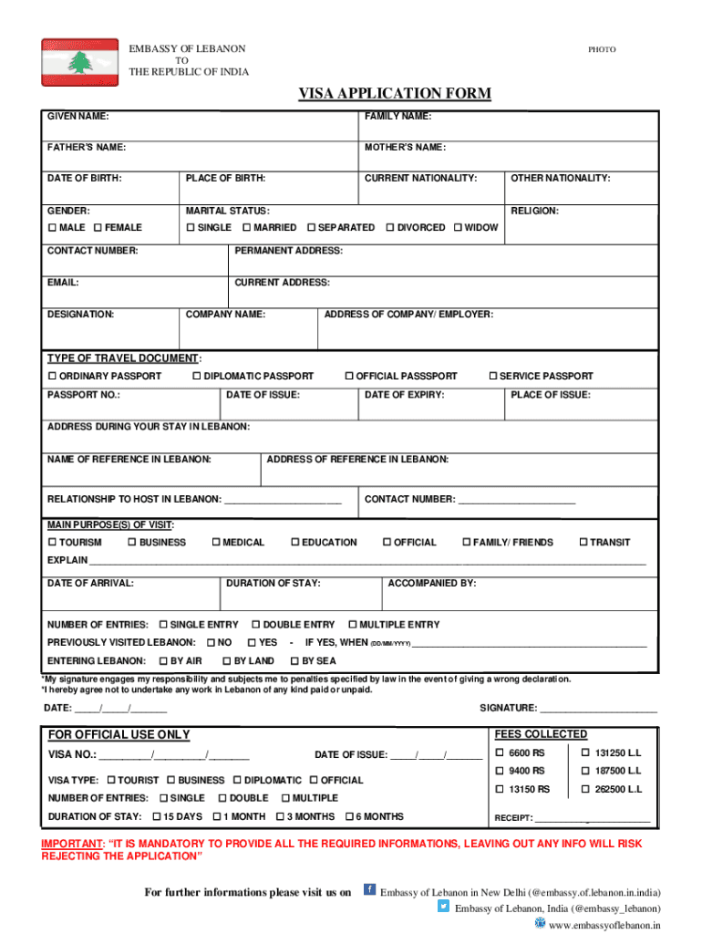 Fillable Online Indian Online VisaIndia Visa Online Application Form ...