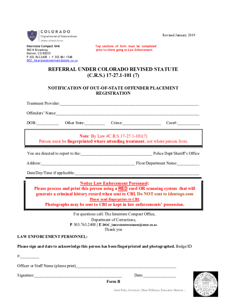 Fillable Online I-270 Corridor ImprovementsColorado Department ofI-70 ...