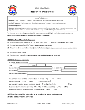 Fillable Online fill.ioPRIVACY-ACT-STATEMENT-AUTHORITY-5-USCFill - Free ...