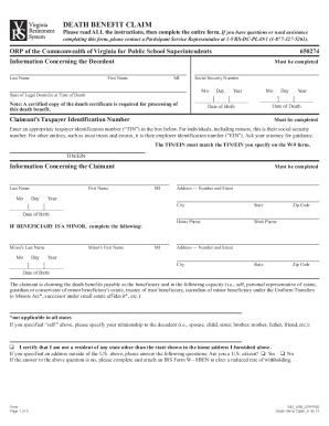 Fillable Online How to file a claim for Federal Employees' Group ...