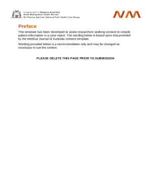 Feedback - Sir Charles Gairdner Hospital Doc Template | pdfFiller