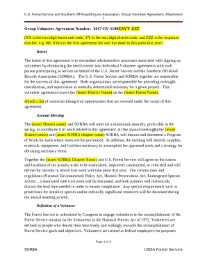 Forest Service and Southern Off-Road Bicycle Association, Group ...