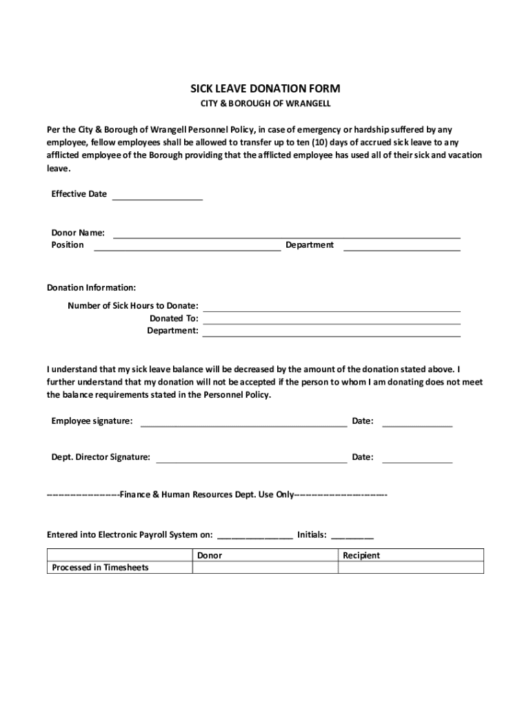 Fillable Online fill.ioSICK-LEAVE-DONATION-FORM-10782522Fillable SICK ...