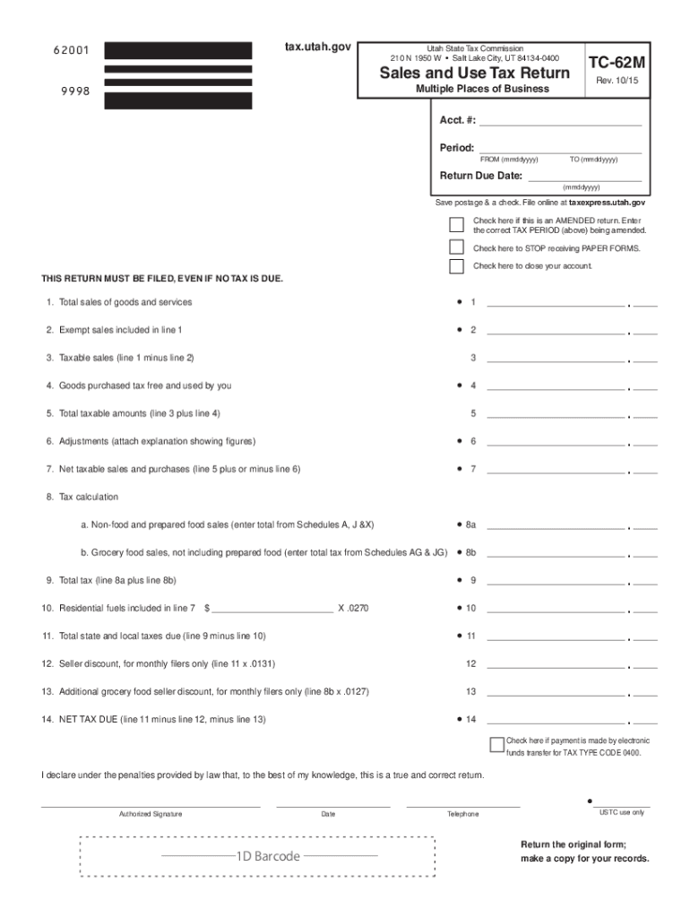 Fillable Online original ustc form - Utah State Tax Commission Fax ...