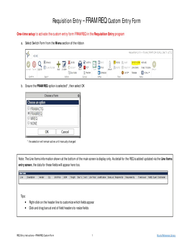 Fillable Online www.pdffiller.com518528287--Requisition-EntryFillable Online Requisition ...