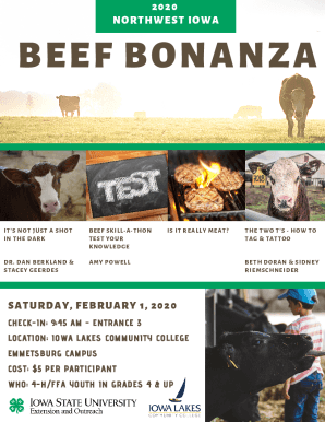 Fillable Online Iowa Premium cancels Tama beef processing factory that ...