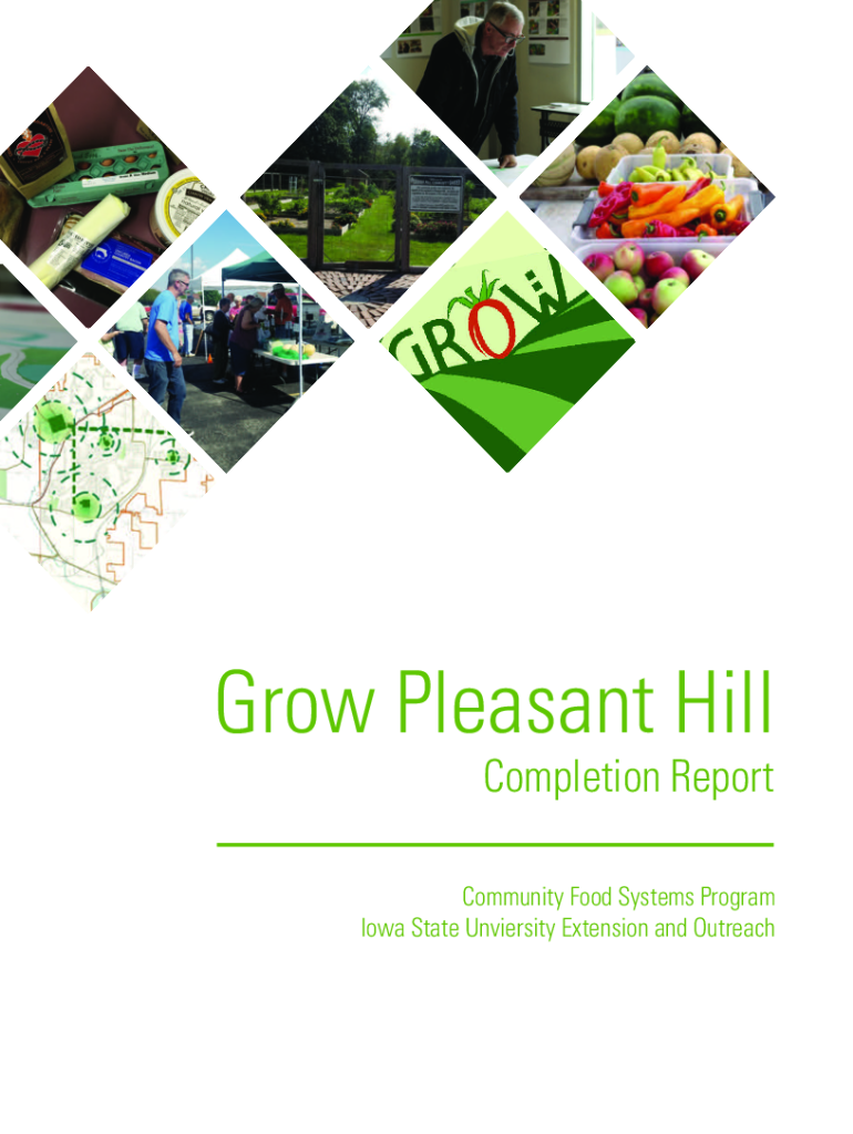 Fillable Online Grow Pleasant Hill Completion Report Fax Email Print ...