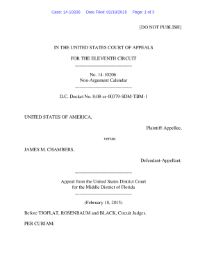 Fillable Online U.S. Court Of Appeals, Eleventh Circuit Court Records ...