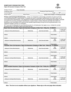 Fillable Online your-ebenefits.comdocument24BENEFICIARY DESIGNATION ...