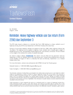 Fillable Online Reminder: Heavy highway vehicle use tax return (Form ...