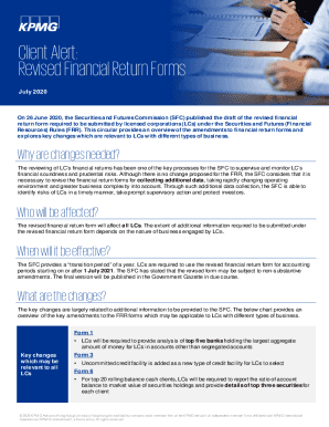 Fillable Online Client Alert. Overview of the SFCs amendments to ...