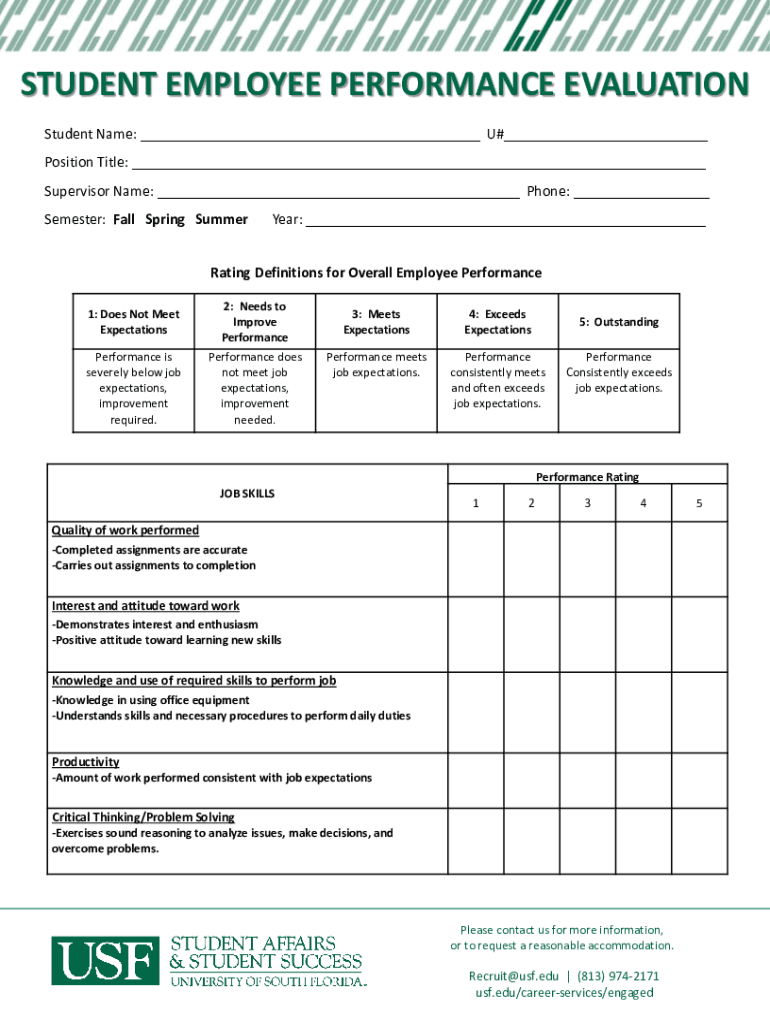 Fillable Online resources.uta.edustudent-affairscareersStudent Employee ...