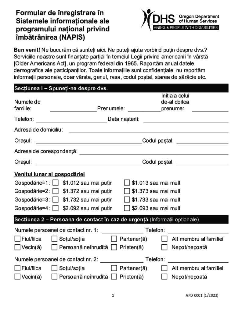 Fillable Online apps state or National Aging Program Information ...