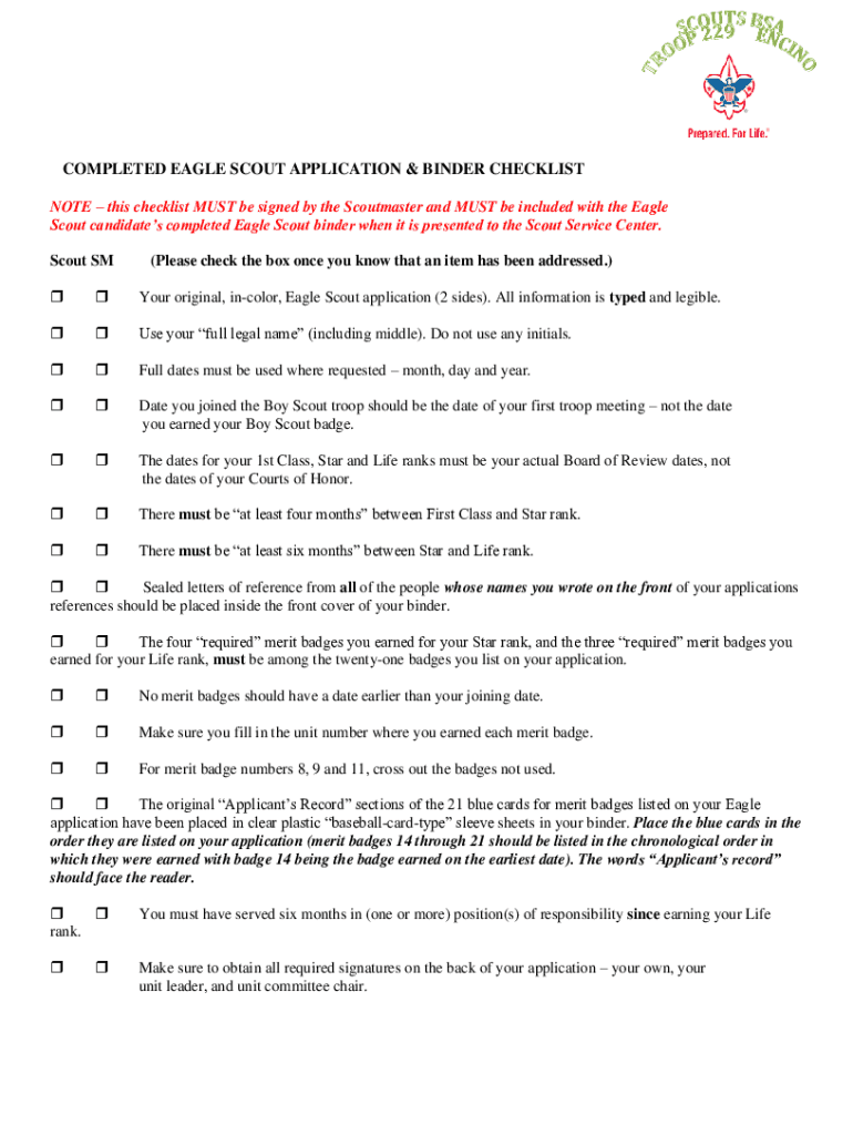 Fillable Online How To Prepare Your Eagle Binder (Tips From An Eagle ...