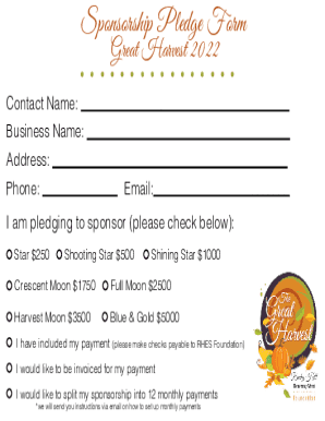 Fillable Online 8 Sponsorship Email Template ExamplesSenderSample ...