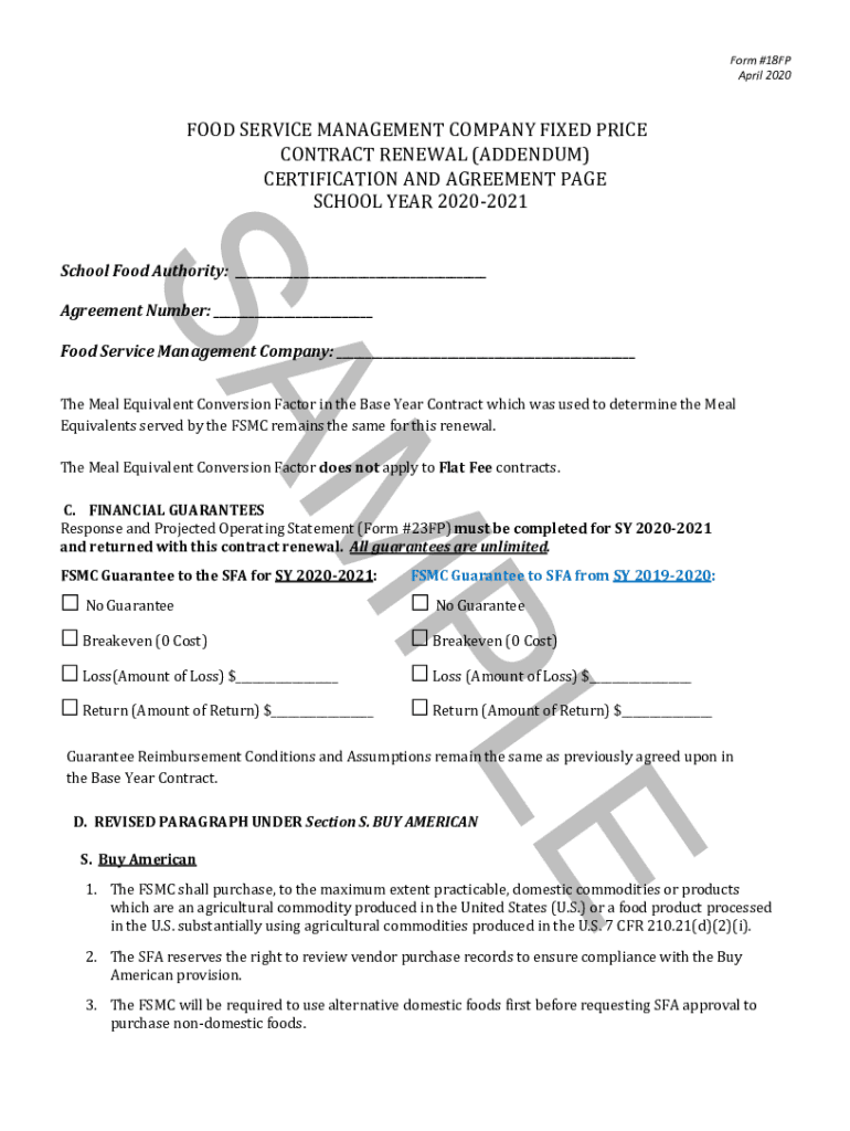 Fillable Online SAMPLE Form #18FP Fax Email Print - pdfFiller
