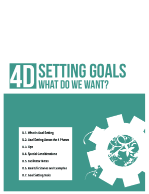 Fillable Online 47 Goal Setting Exercises, Tools, & Games (Incl. PDF47 ...