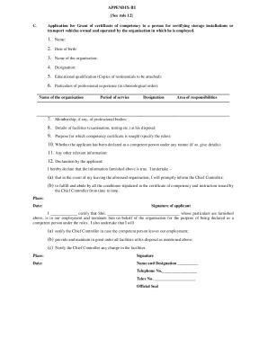 Fillable Online peso.gov.indefaultfilesAPPENDIX-III C. Application for ...