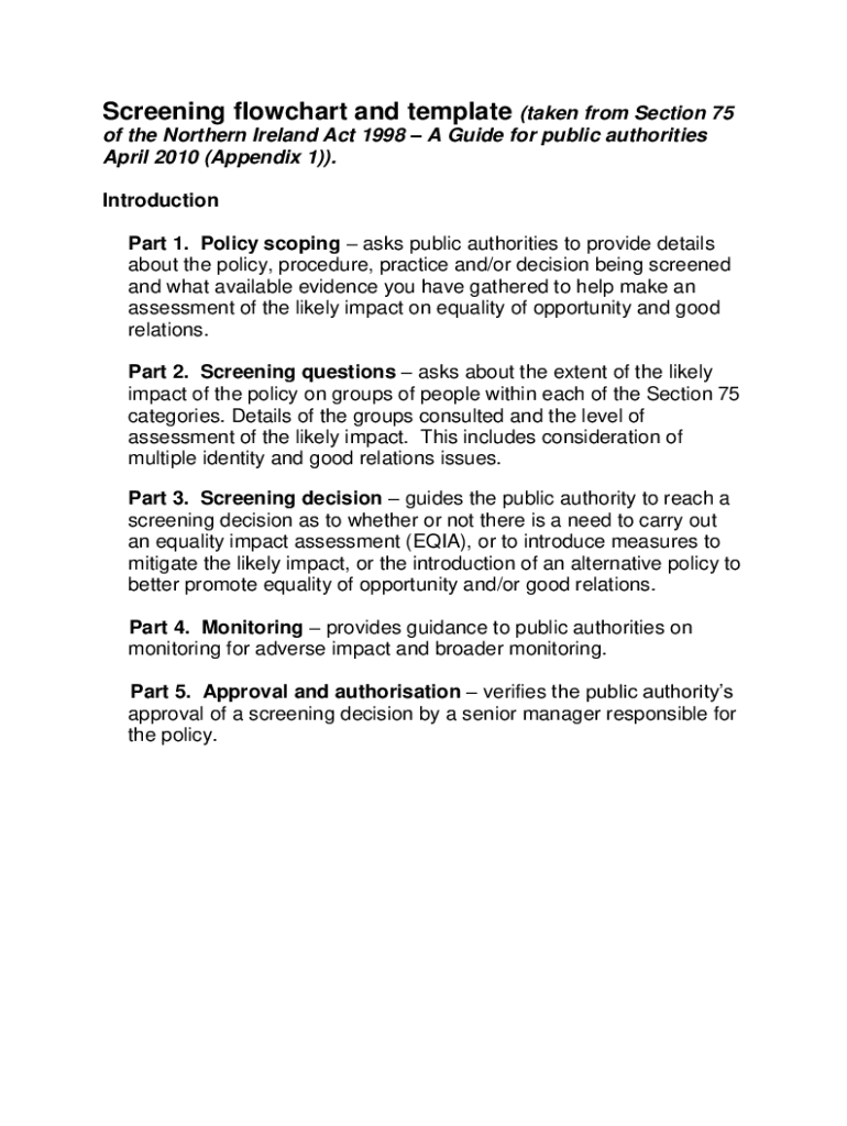 Fillable Online docplayer.net22517645-Screening-flowchart-andScreening ...