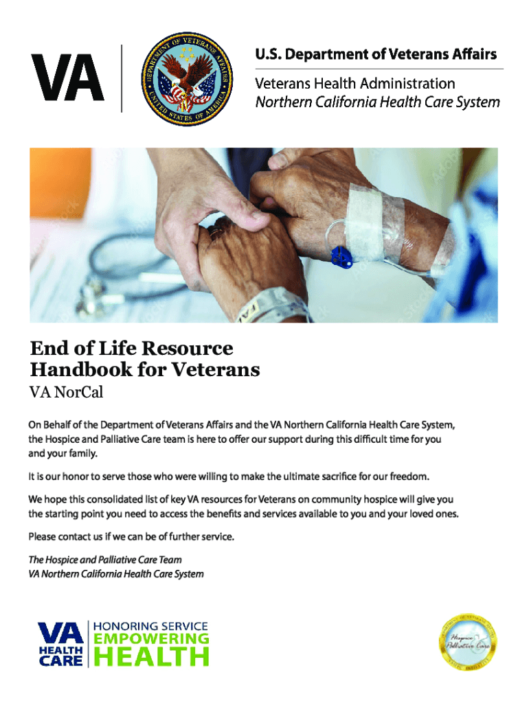 Fillable Online End of Life Resource Handbook for Veterans - VA NorCal ...