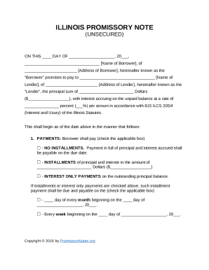 es.compromissory-noteilFree Illinois Promissory Note Templates (2 ...