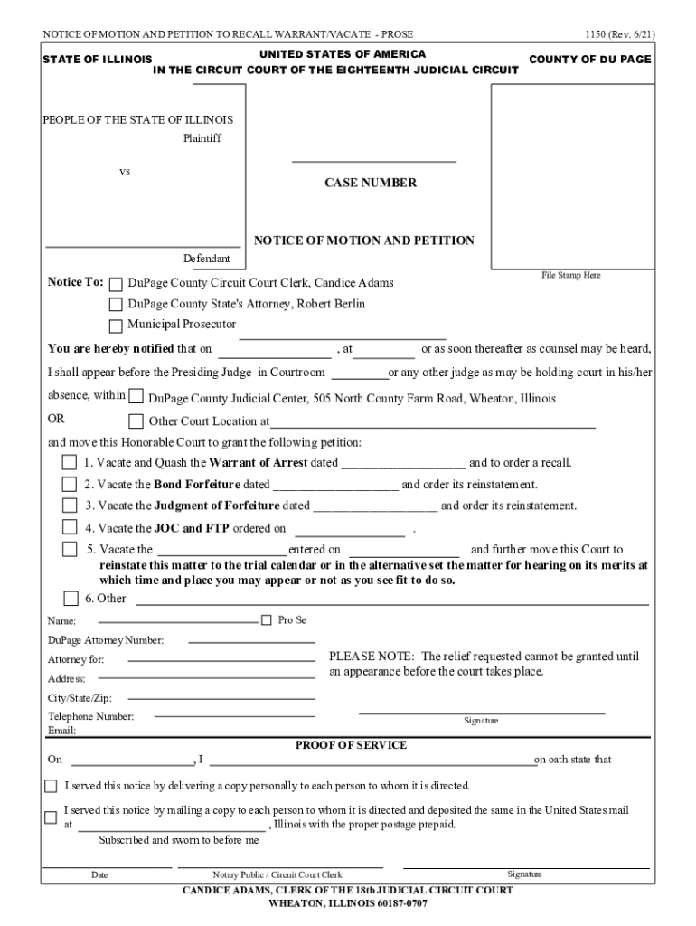 Fillable Online forms.justia.comillinoislocal-countyJustia :: Notice Of ...