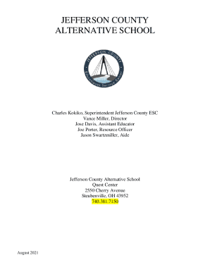 Fillable Online Jefferson County Schools / HomepageJefferson County BOE ...