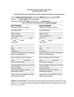 Fillable Online Chinese Visa Application Form - Latest and Downloadable ...