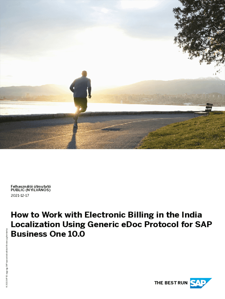 Fillable Online How to Work with Electronic Billing in the ... - SAP Help Portal Fax Email Print ...
