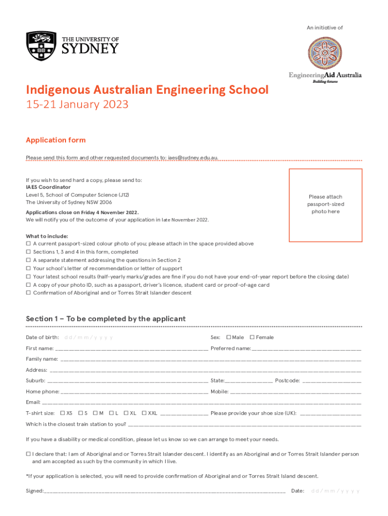 Fillable Online APPLICATION FORM FOR JANUARY 2023 INTAKE FULL TIME Fax ...