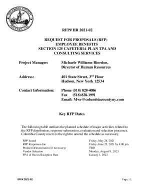 Fillable Online RFP: A Quick Guide to Request for Proposals ...