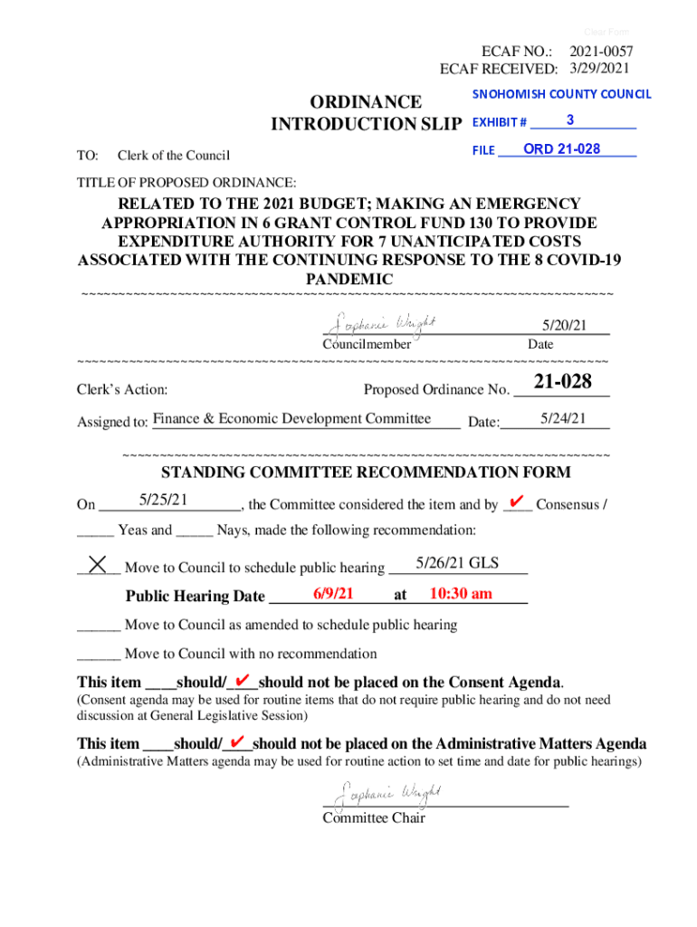 Fillable Online Forms & Publications Snohomish County, WA - Official Website Fax Email Print ...