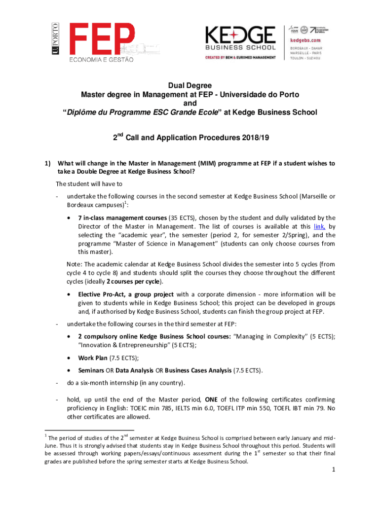 Fillable Online sigarra.up.ptfepenMaster of Science degree in Management at FEP - Universidade ...