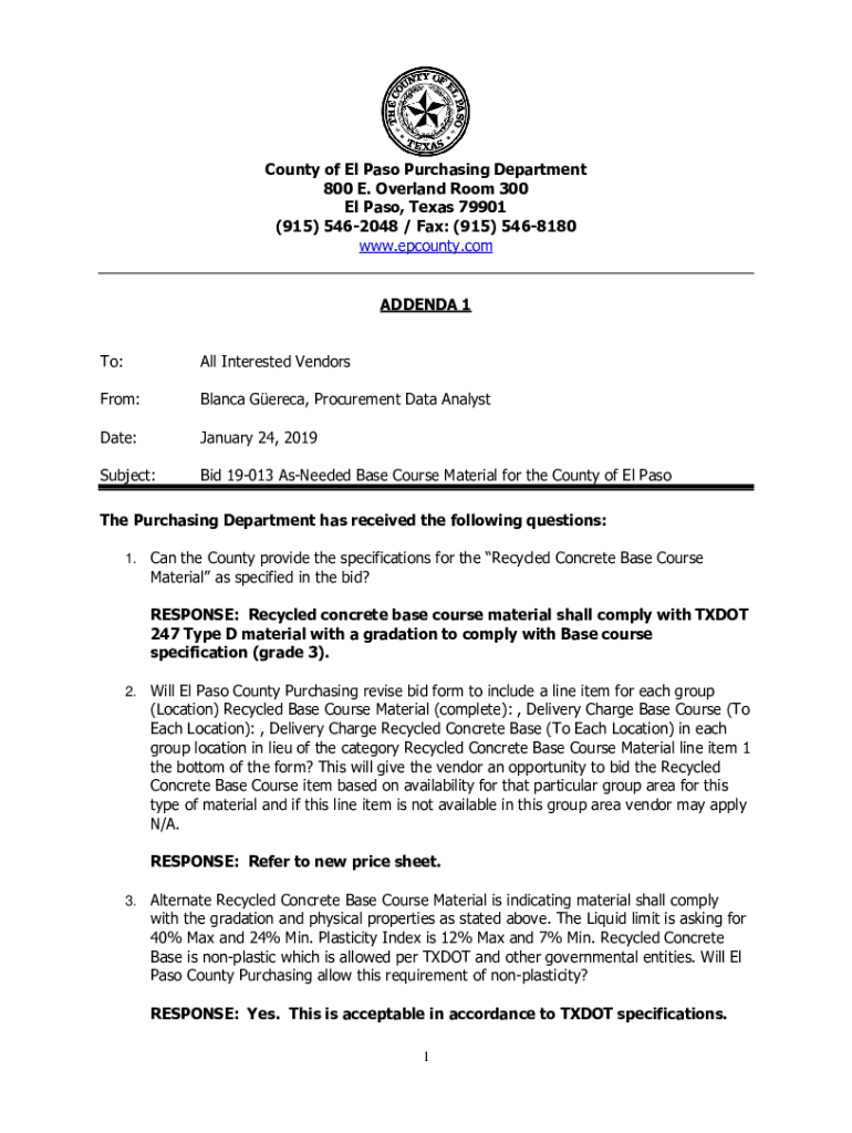 Fillable Online epcounty.epcounty.comPurchasingbidsCounty of El Paso ...