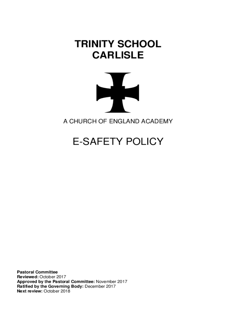Fillable Online Trinity School Belvedere - Trinitas Academy ...